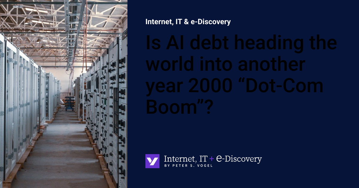 Is AI debt heading the world into another year 2000 “Dot-Com Boom ...