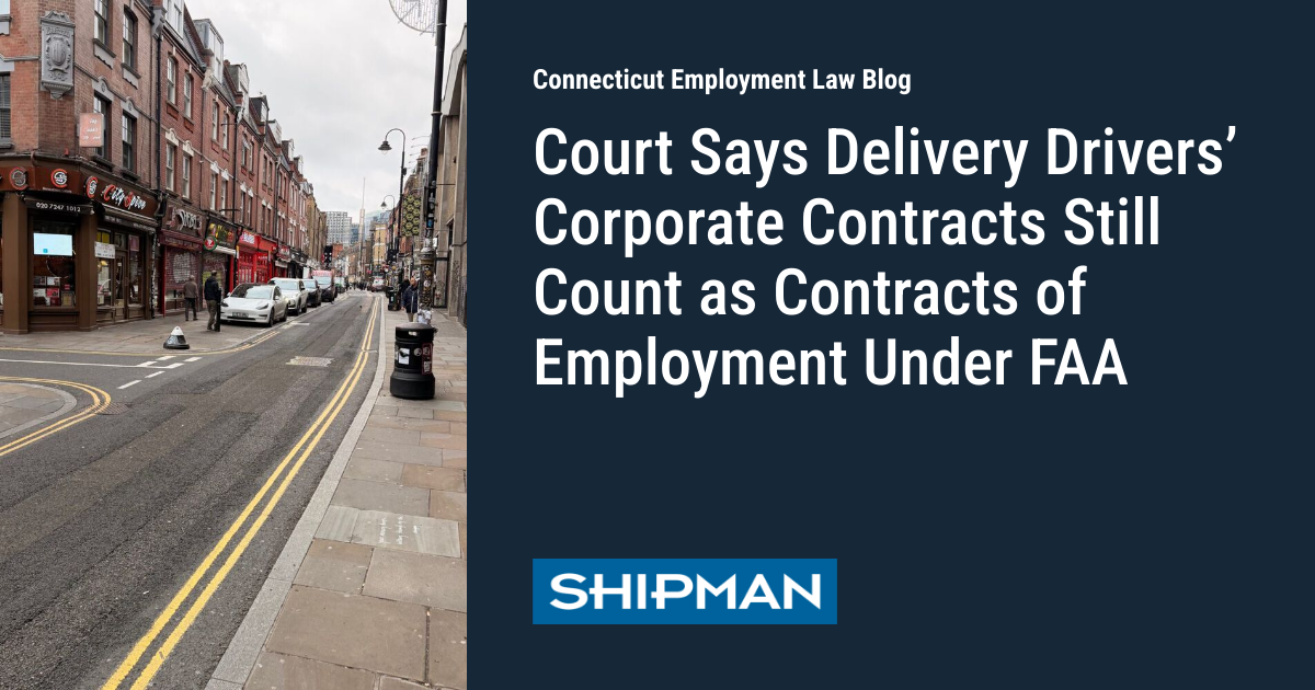 Court Says Delivery Drivers’ Corporate Contracts Still Count as ...
