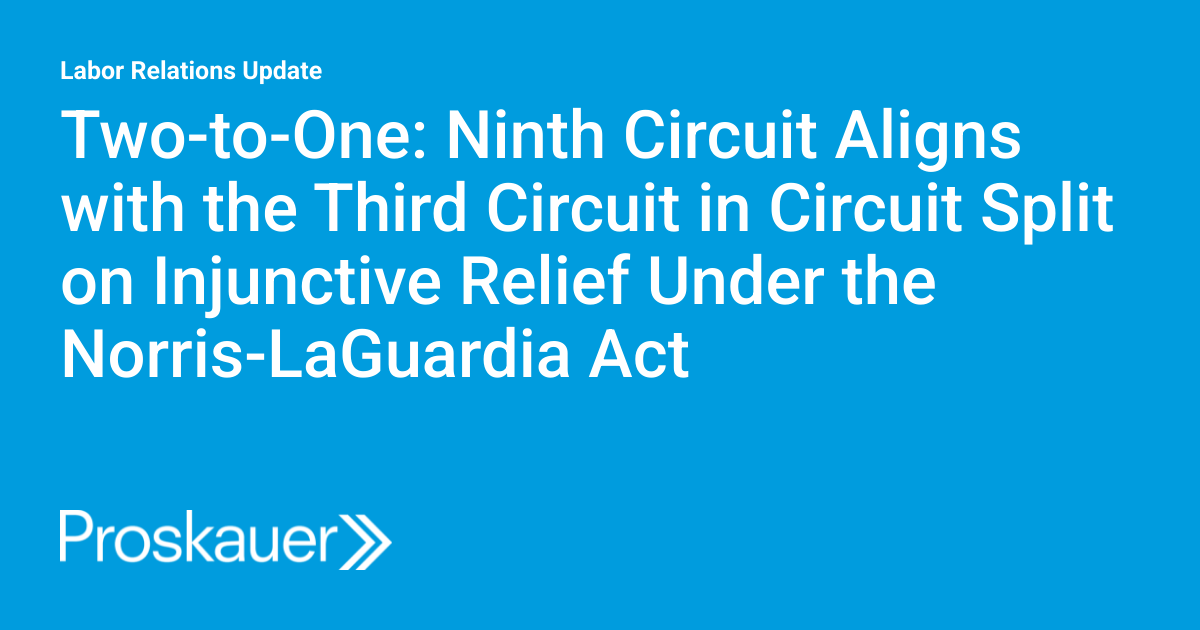 Two-to-One: Ninth Circuit Aligns with the Third Circuit in Circuit ...