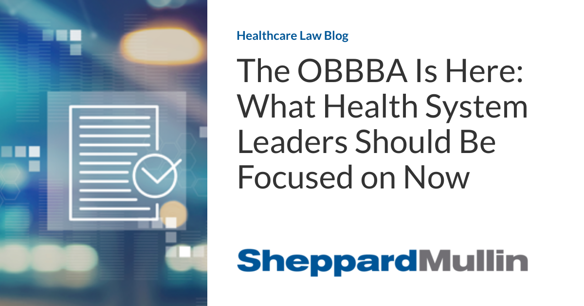 Understanding the OBBBA: A Guide for Healthcare Leaders - World Today ...