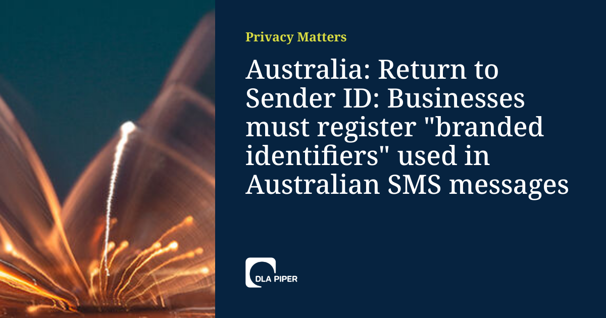 Australia: Return to Sender ID: Businesses must register "branded ...