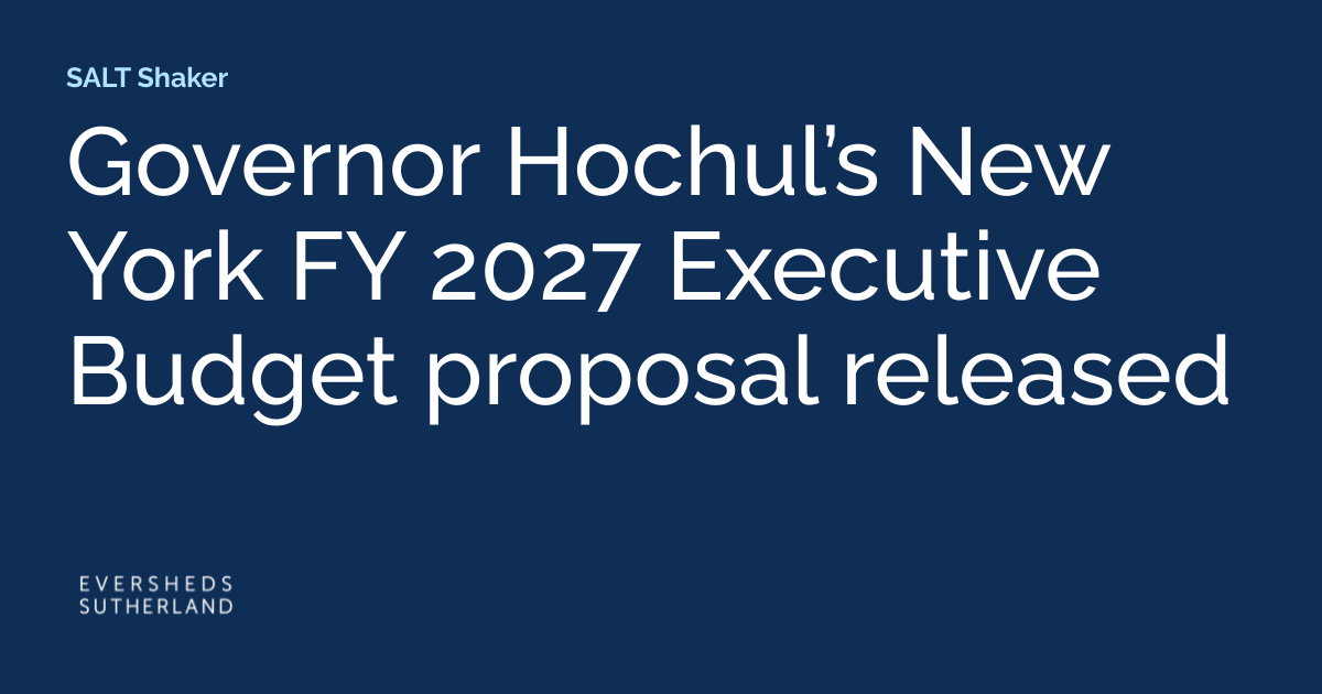 Governor Hochul’s New York FY 2027 Executive Budget proposal released ...