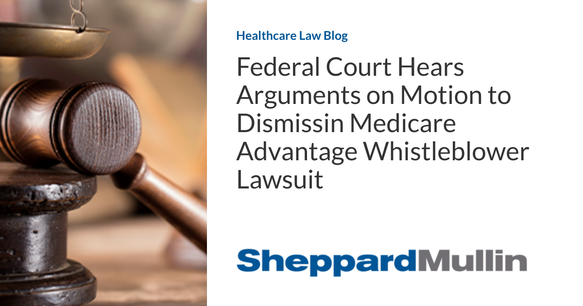 Medicare Advantage Lawsuit: Federal Court Considers Dismissal Motion ...