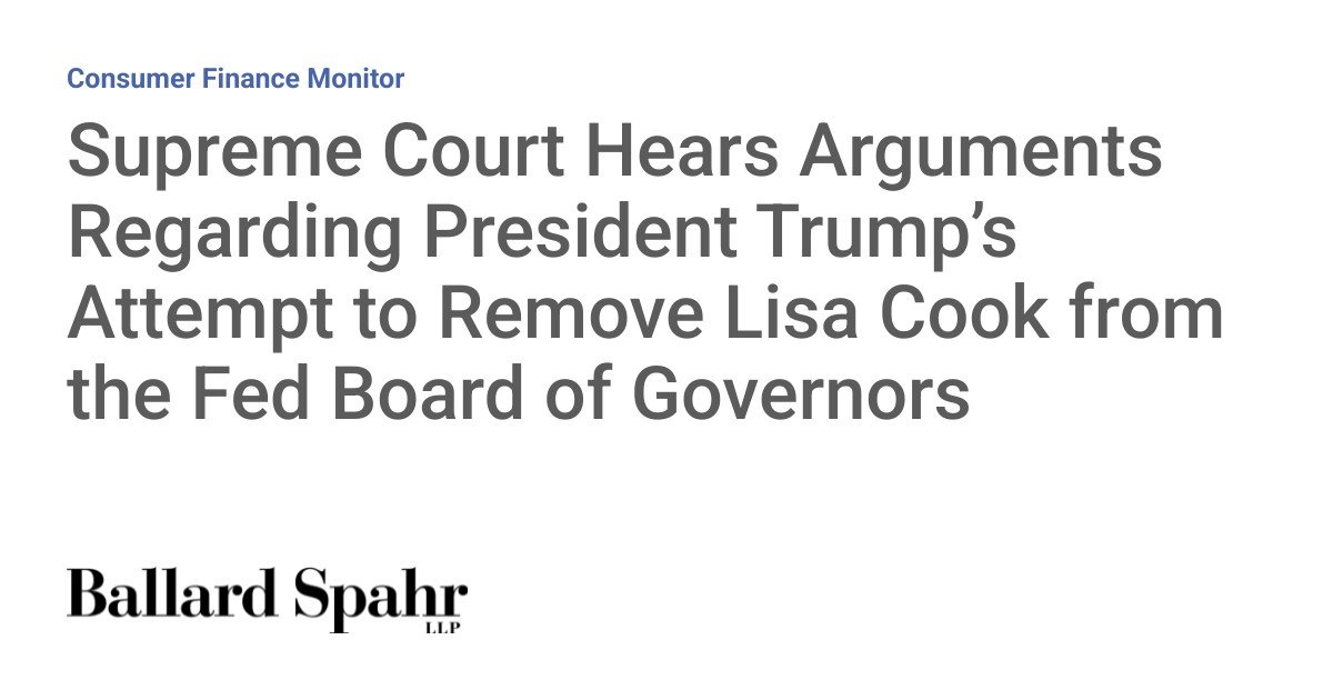 Supreme Court Hears Arguments Regarding President Trump’s Attempt to ...