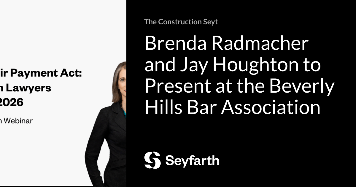 Brenda Radmacher and Jay Houghton to Present at the Beverly Hills Bar ...