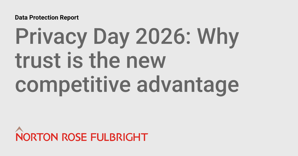 Privacy Day 2026: Why trust is the new competitive advantage | Data ...