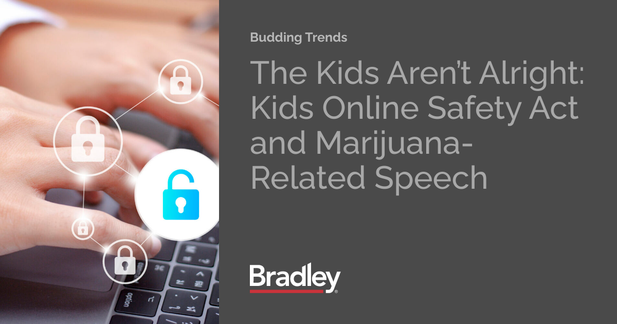 The Kids Aren’t Alright: Kids Online Safety Act and Marijuana-Related ...