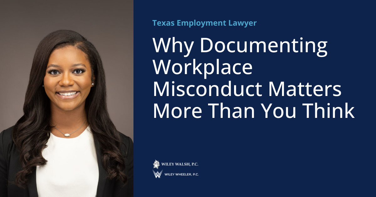 Why Documenting Workplace Misconduct Matters More Than You Think ...