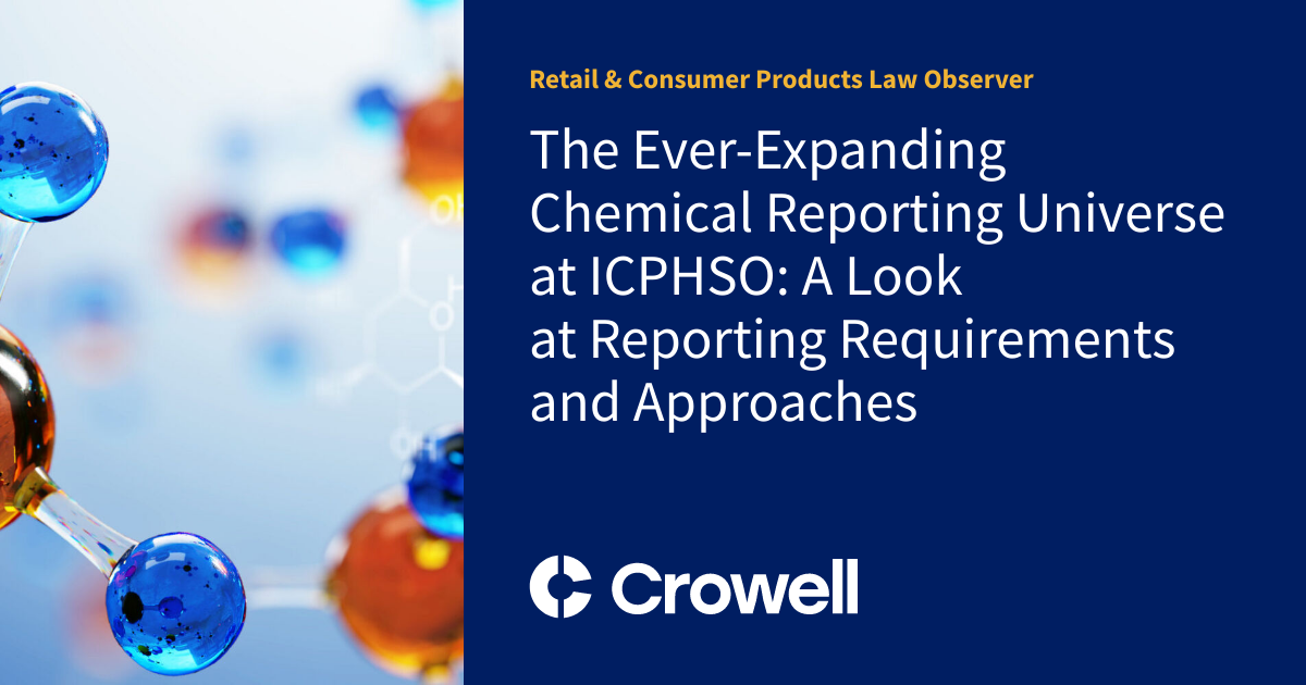 The Ever-Expanding Chemical Reporting Universe at ICPHSO: A Look at ...