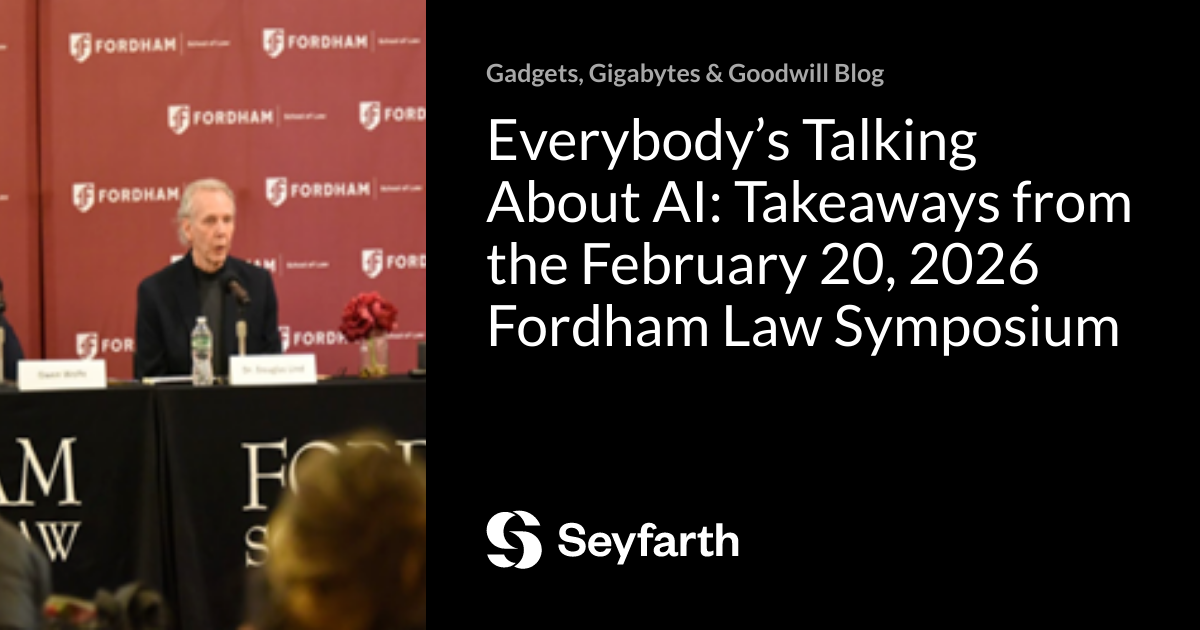 Everybody’s Talking About AI: Takeaways from the February 20, 2026 ...