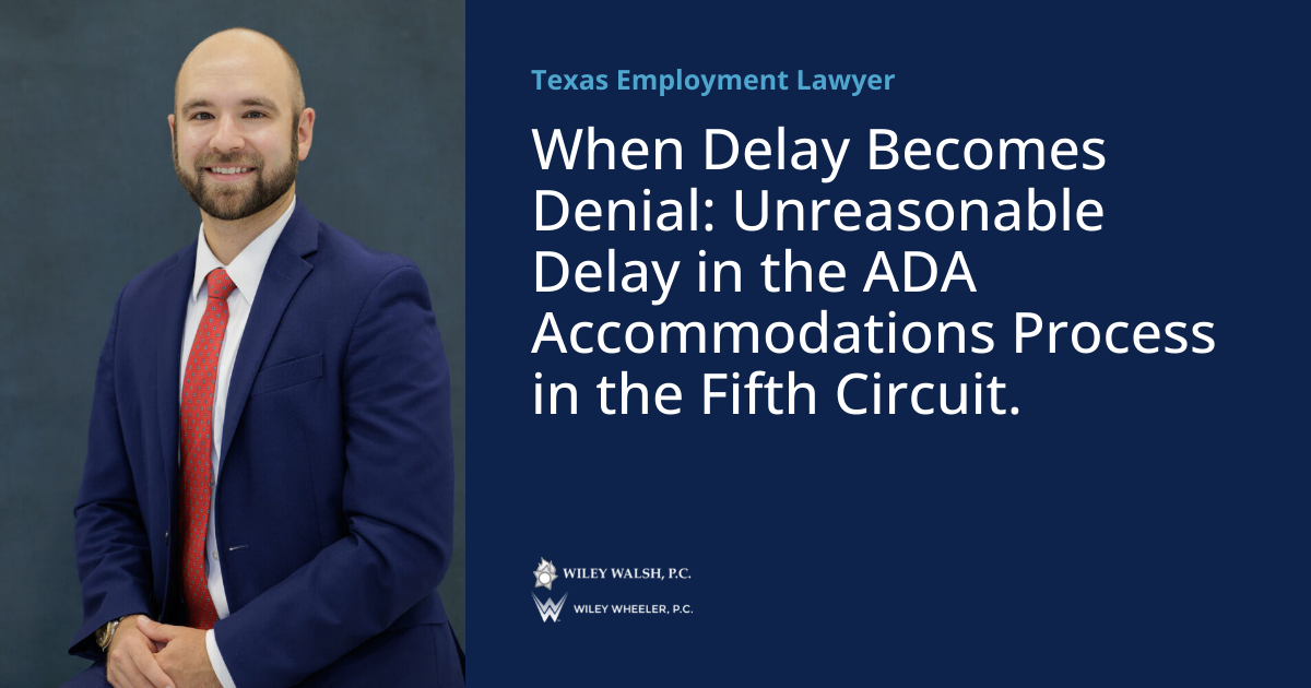 When Delay Becomes Denial: Unreasonable Delay in the ADA Accommodations ...