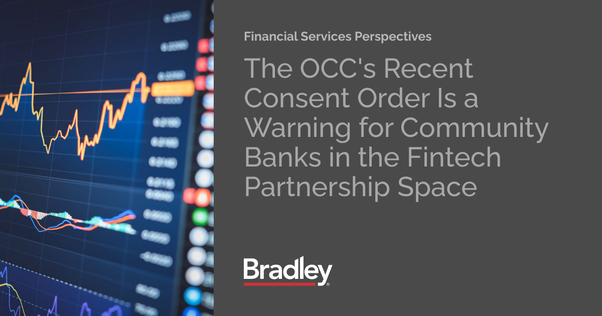 The OCC's Recent Consent Order Is a Warning for Community Banks in the ...