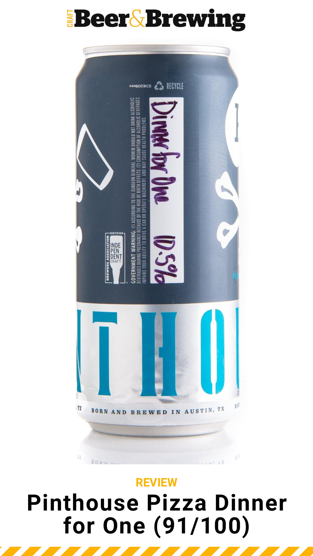 Review: Pinthouse Pizza Dinner for One | Craft Beer & Brewing