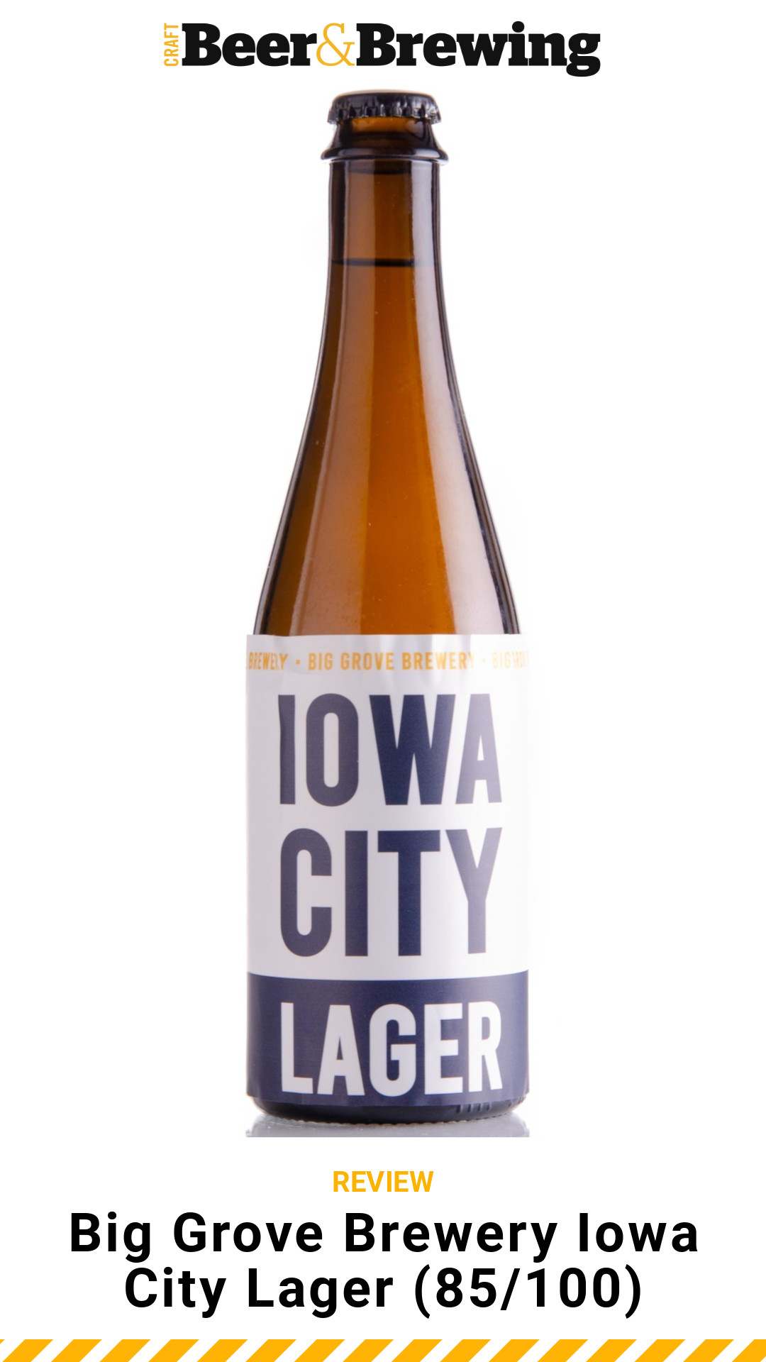 Review: Big Grove Brewery Iowa City Lager | Craft Beer & Brewing