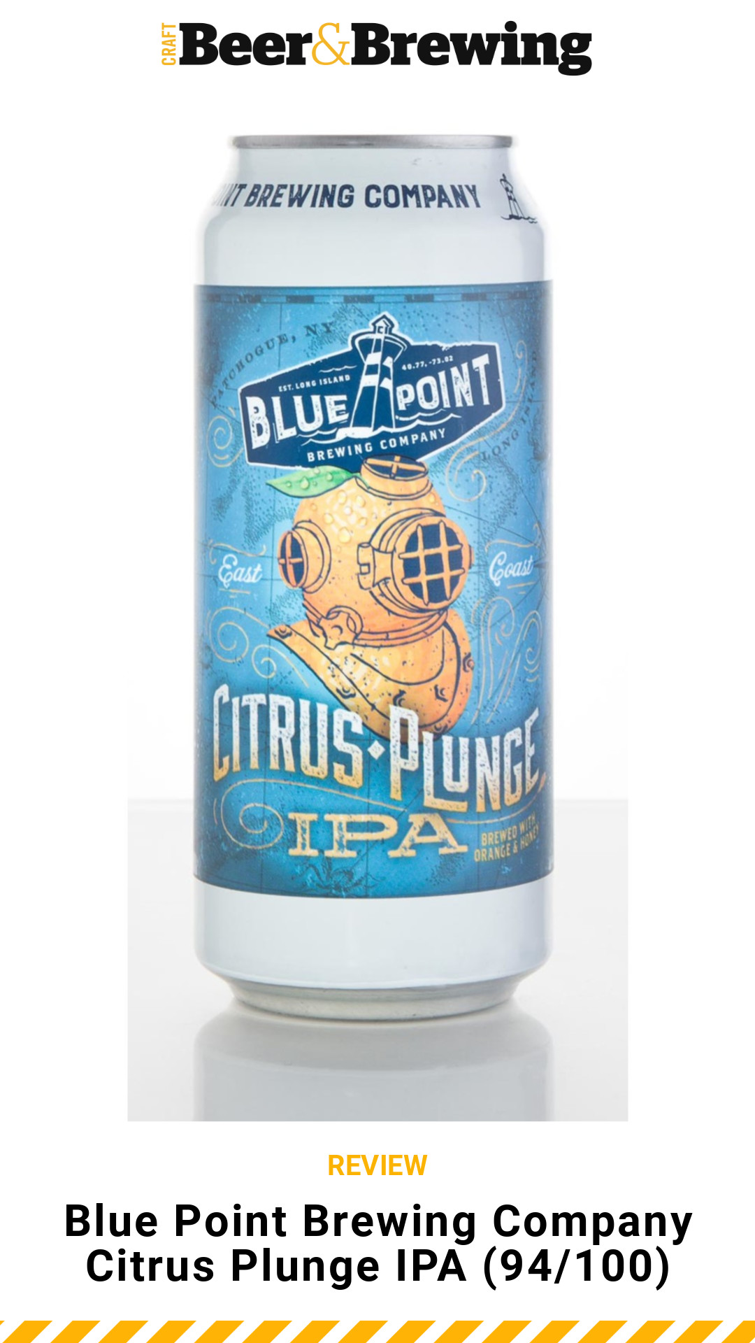 Review: Blue Point Brewing Company Citrus Plunge IPA | Craft Beer & Brewing