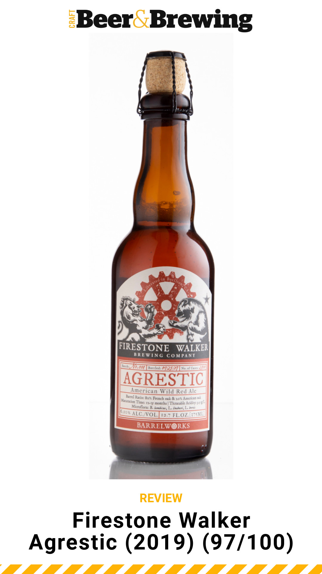 Review: Firestone Walker Agrestic (2019) | Craft Beer & Brewing