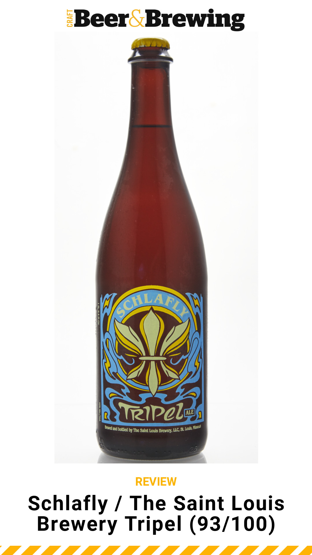 Review: Schlafly / The Saint Louis Brewery Tripel | Craft Beer & Brewing