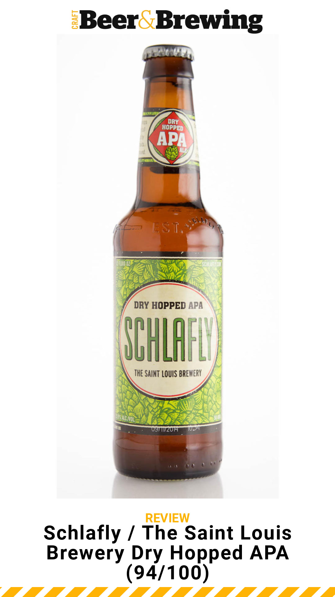 Review: Schlafly / The Saint Louis Brewery Dry Hopped APA | Craft Beer ...