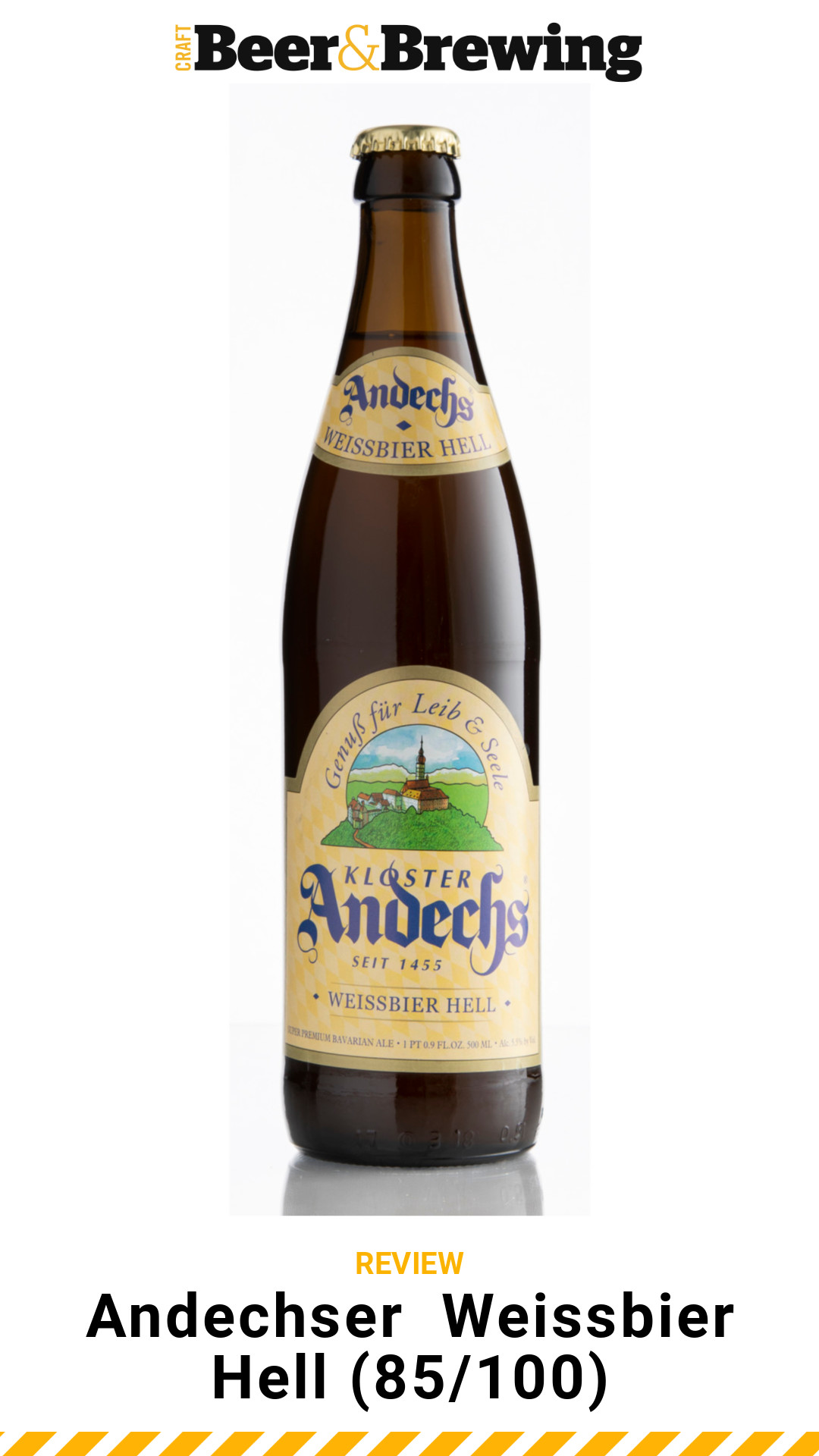 Review: Andechser Weissbier Hell | Craft Beer & Brewing