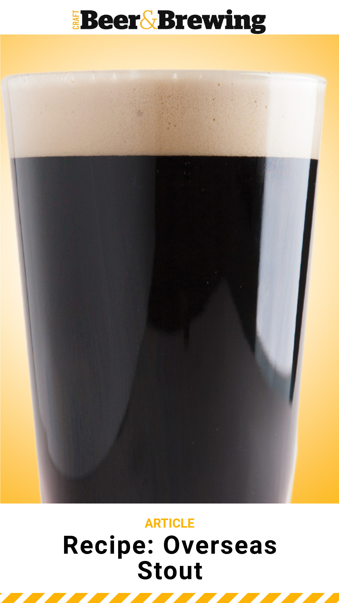 Recipe: Overseas Stout | Craft Beer & Brewing