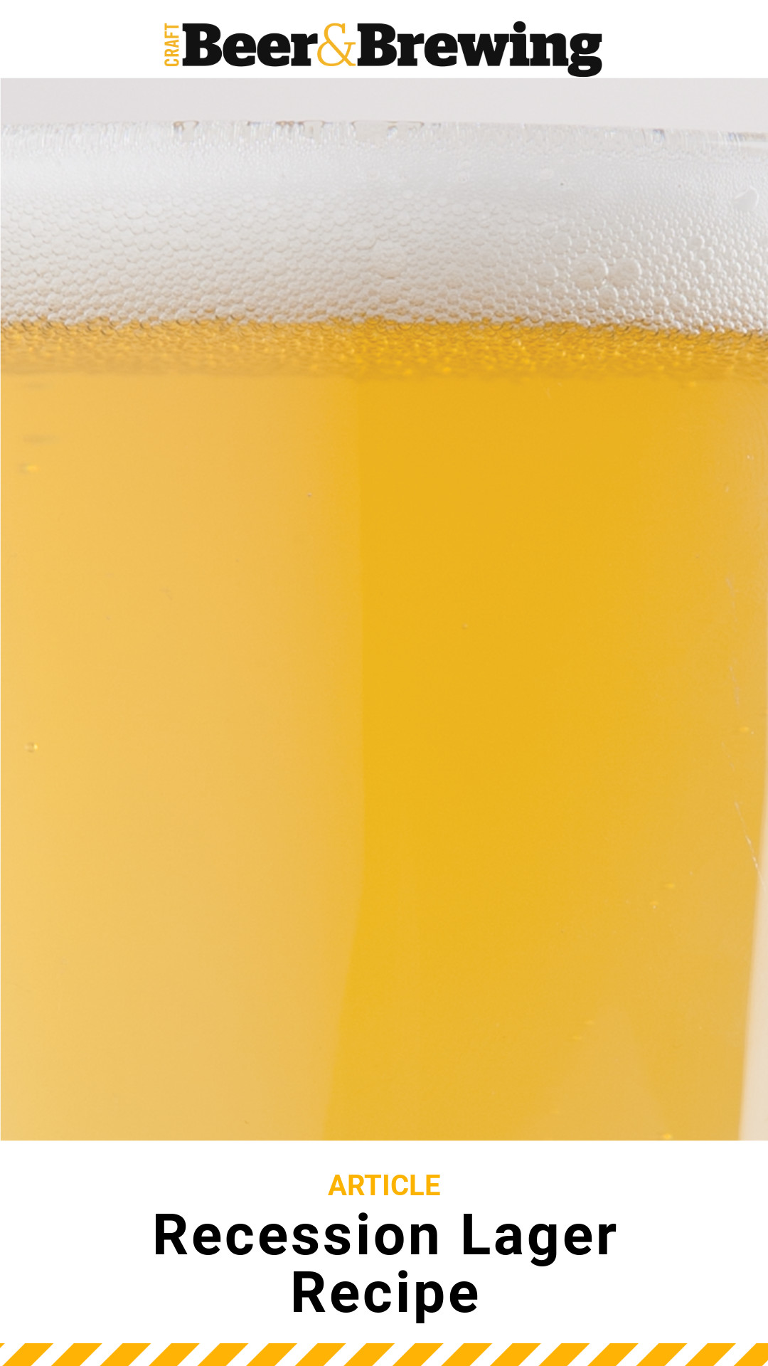 Recession Lager Recipe | Craft Beer & Brewing
