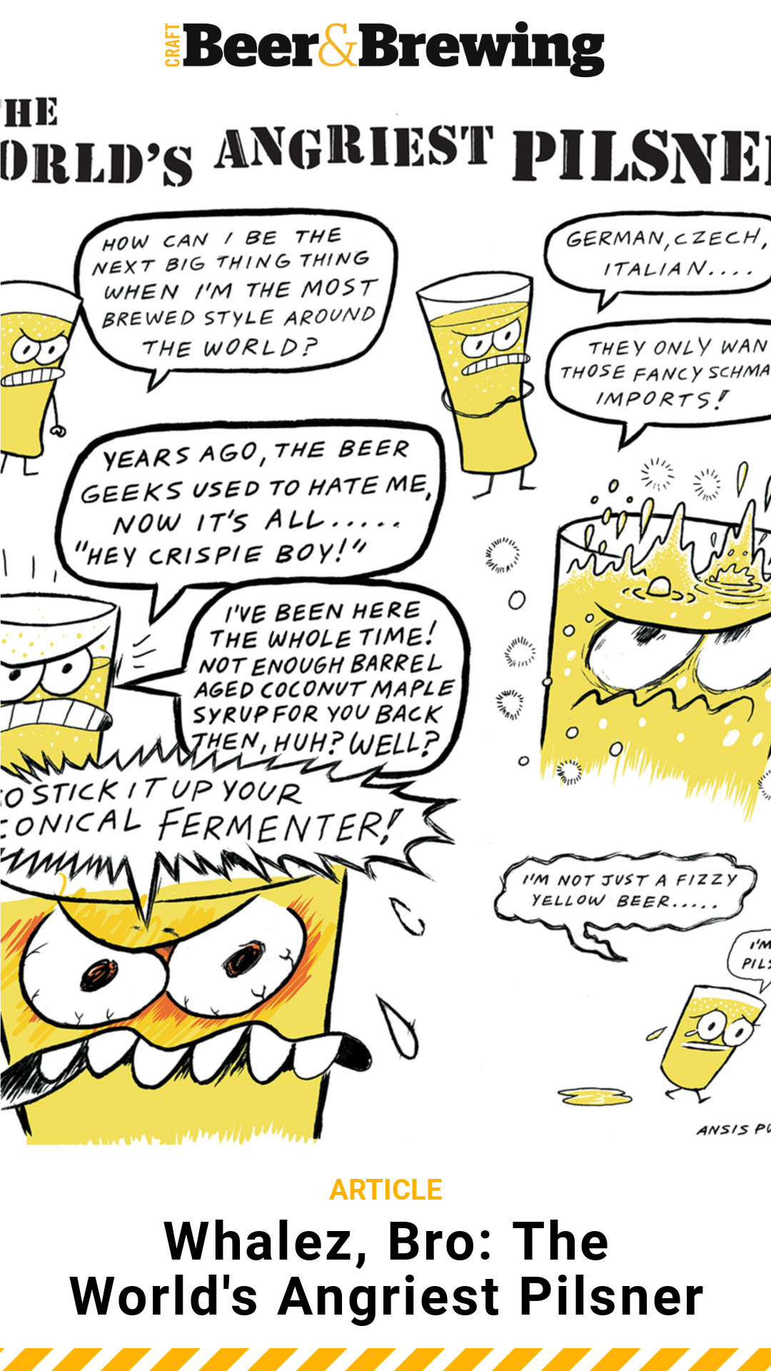 Whalez, Bro: The World's Angriest Pilsner | Craft Beer & Brewing