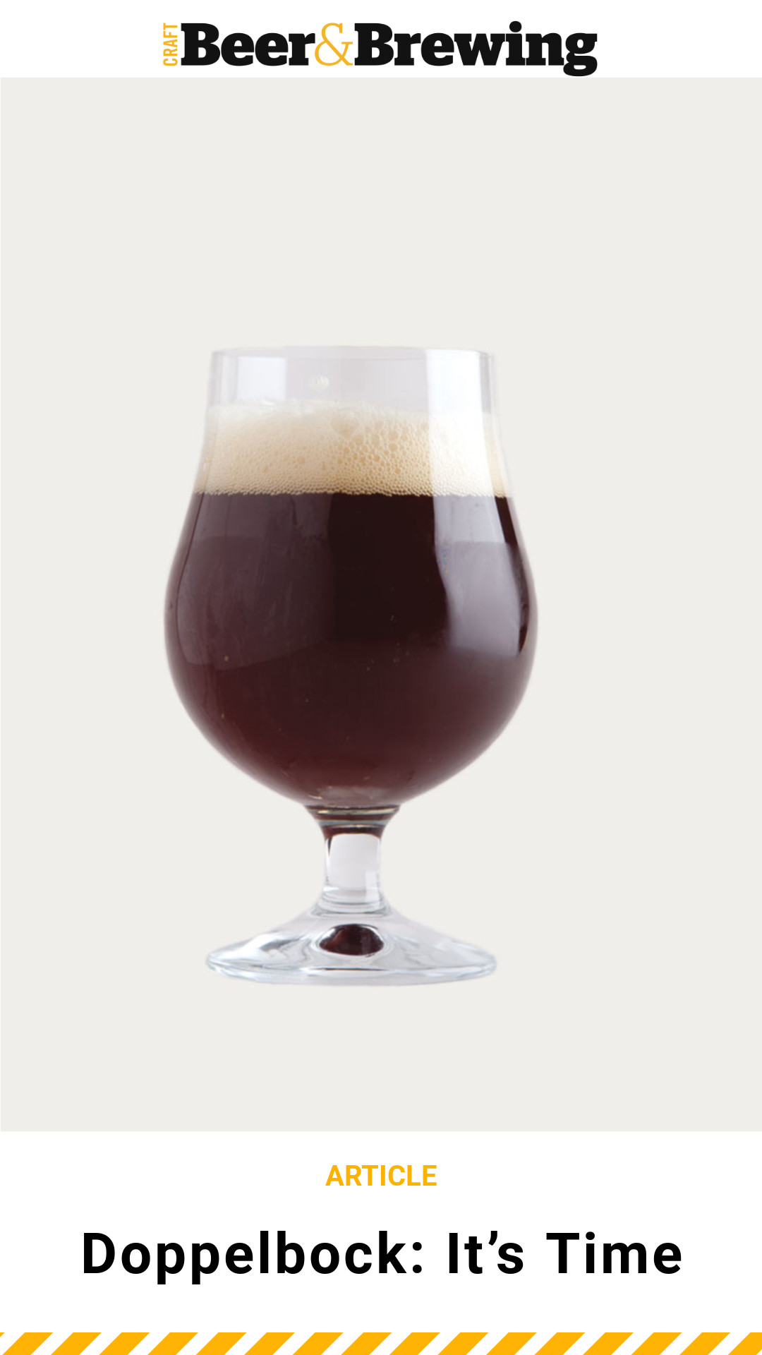 Doppelbock: It’s Time | Craft Beer & Brewing