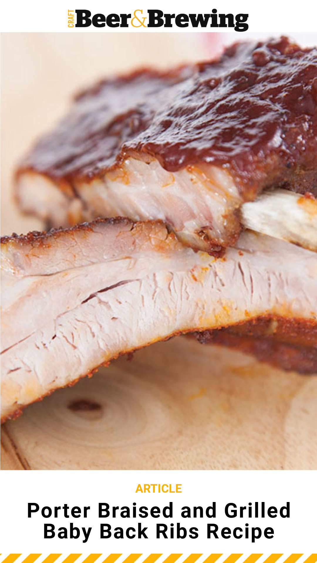 Porter Braised and Grilled Baby Back Ribs Recipe | Craft Beer & Brewing