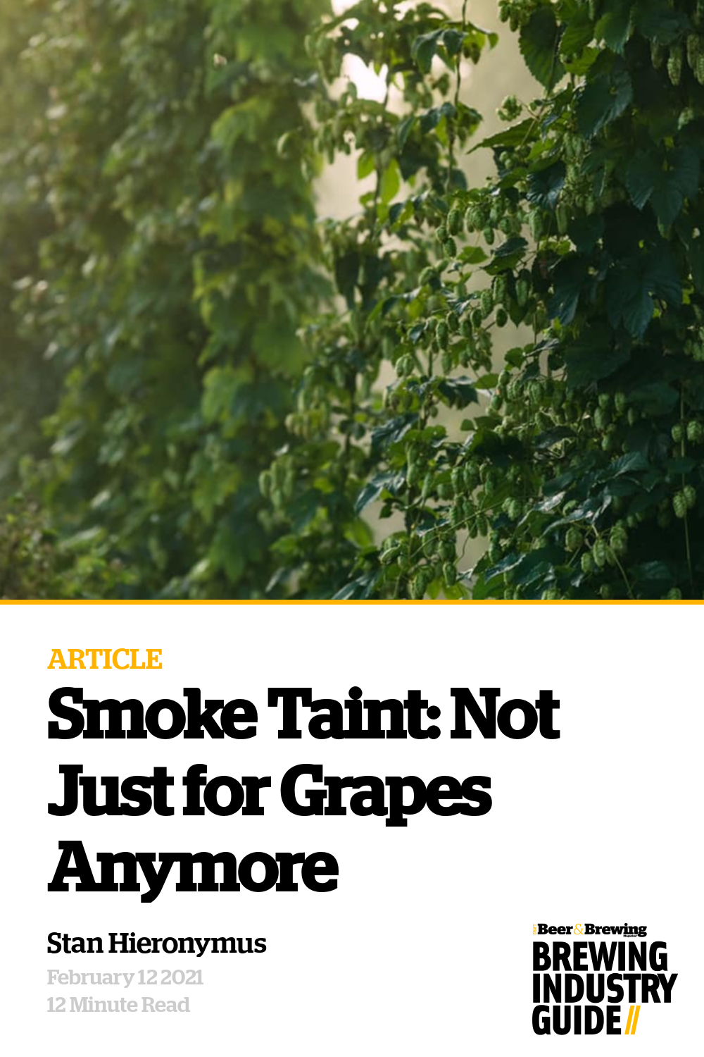 Smoke Taint: Not Just for Grapes Anymore | Brewing Industry Guide