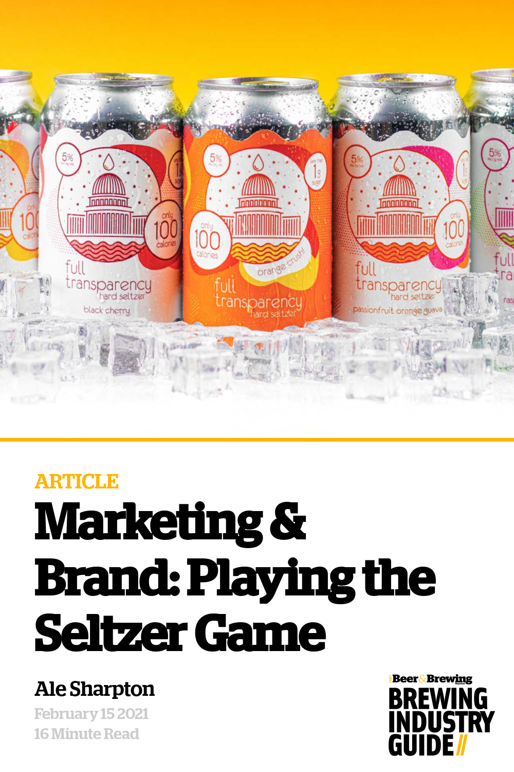 Marketing & Brand: Playing the Seltzer Game | Brewing Industry Guide