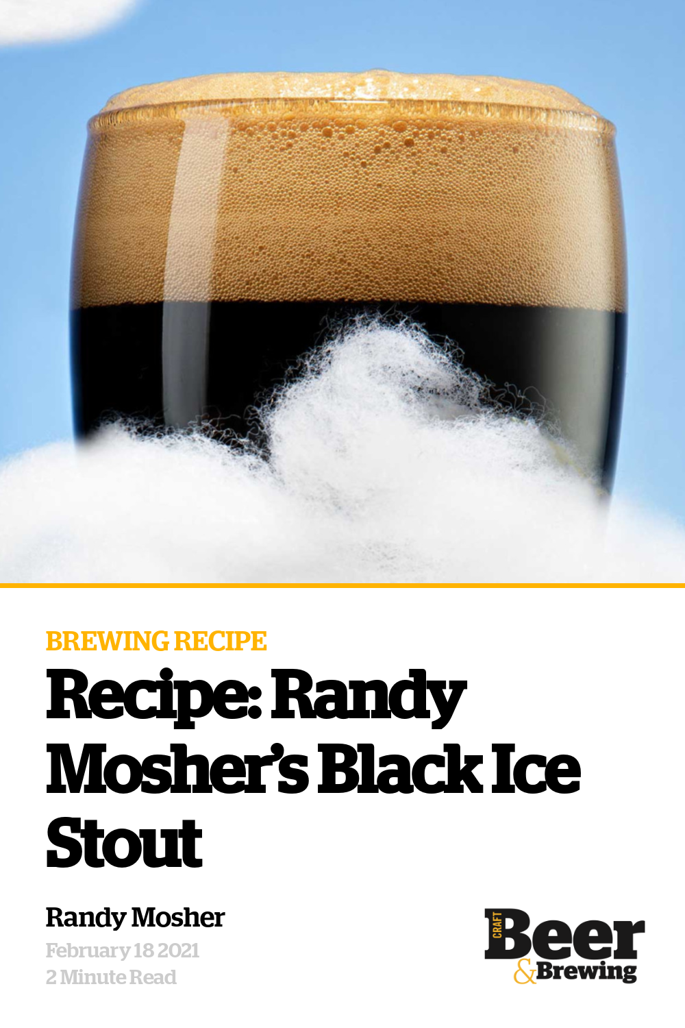 Recipe: Randy Mosher’s Black Ice Stout | Craft Beer & Brewing