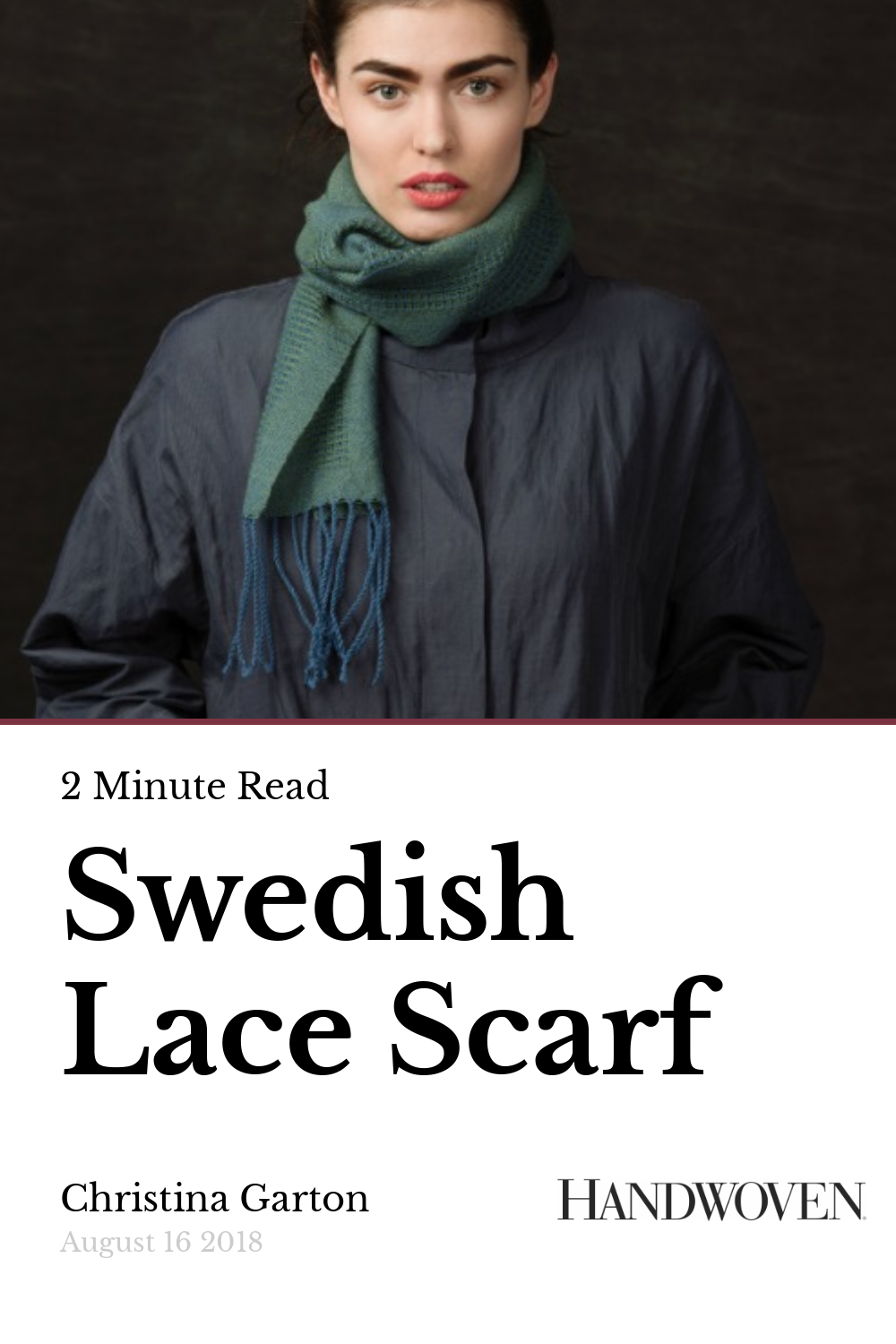 Swedish Lace Scarf | Handwoven