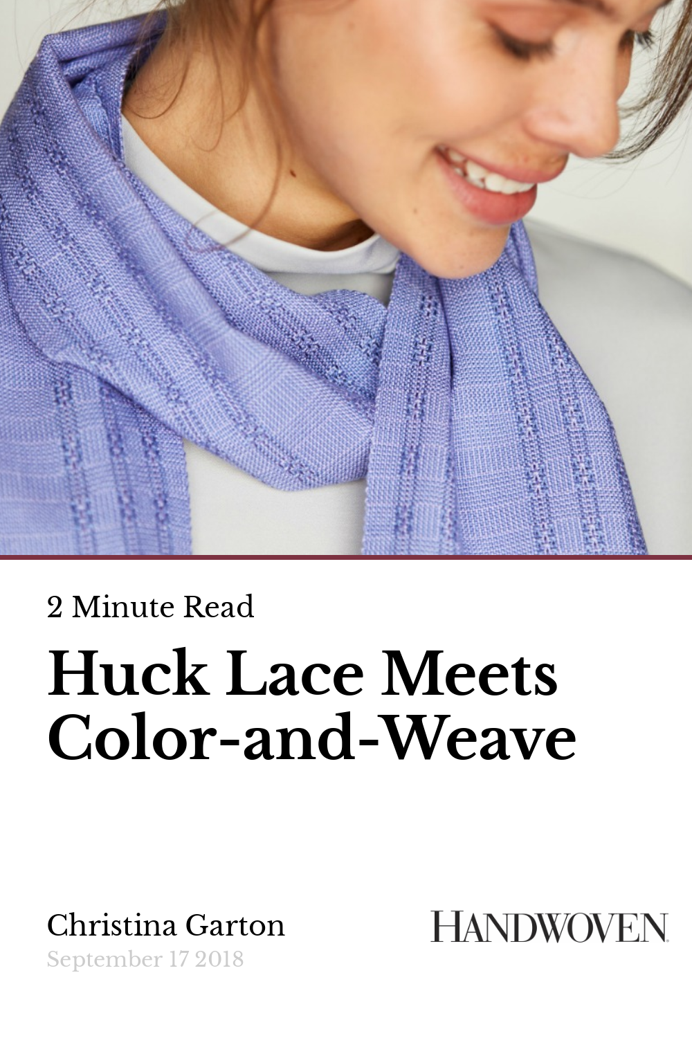 Huck Lace Meets Color-and-Weave | Handwoven