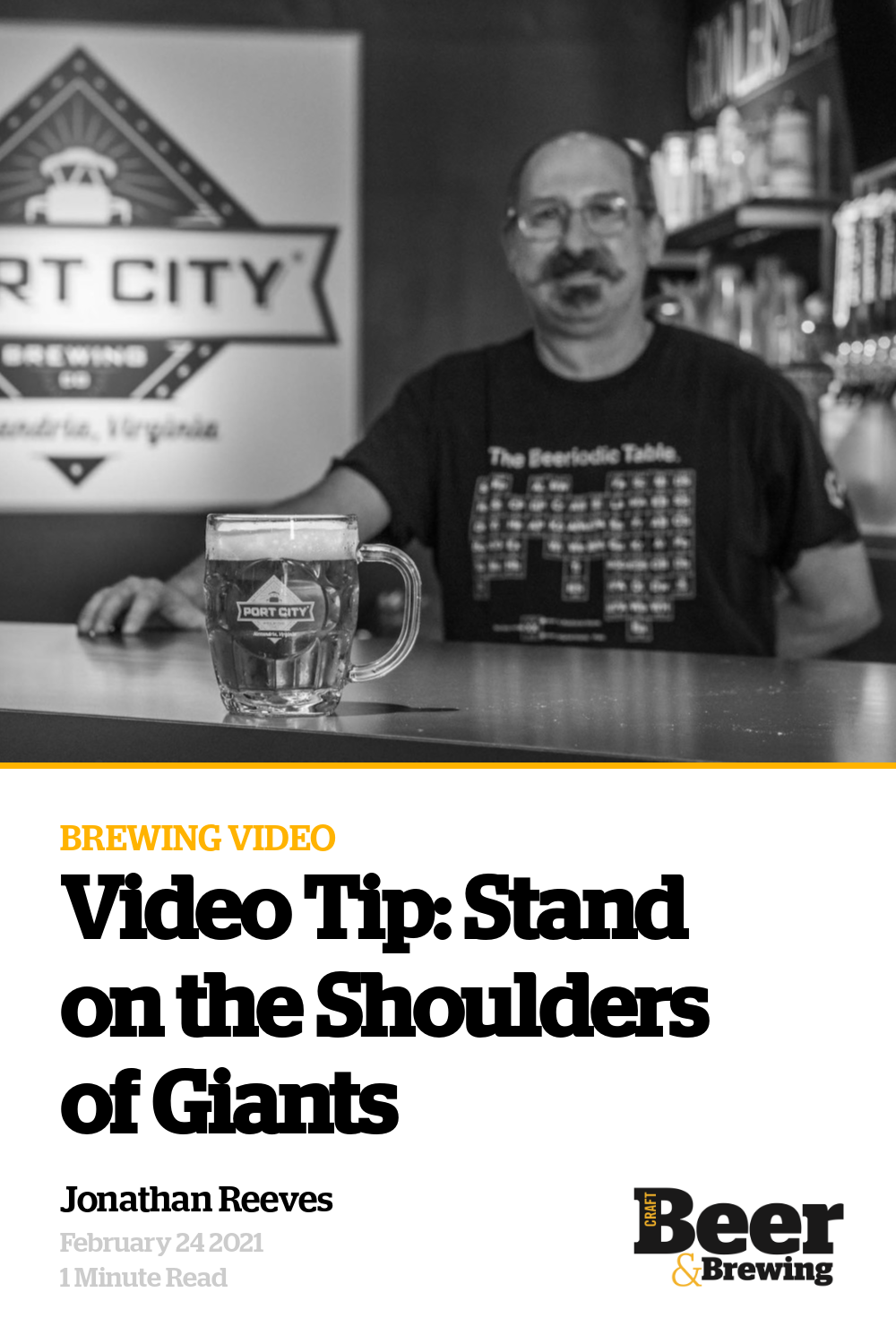 Video Tip: Stand on the Shoulders of Giants | Craft Beer & Brewing
