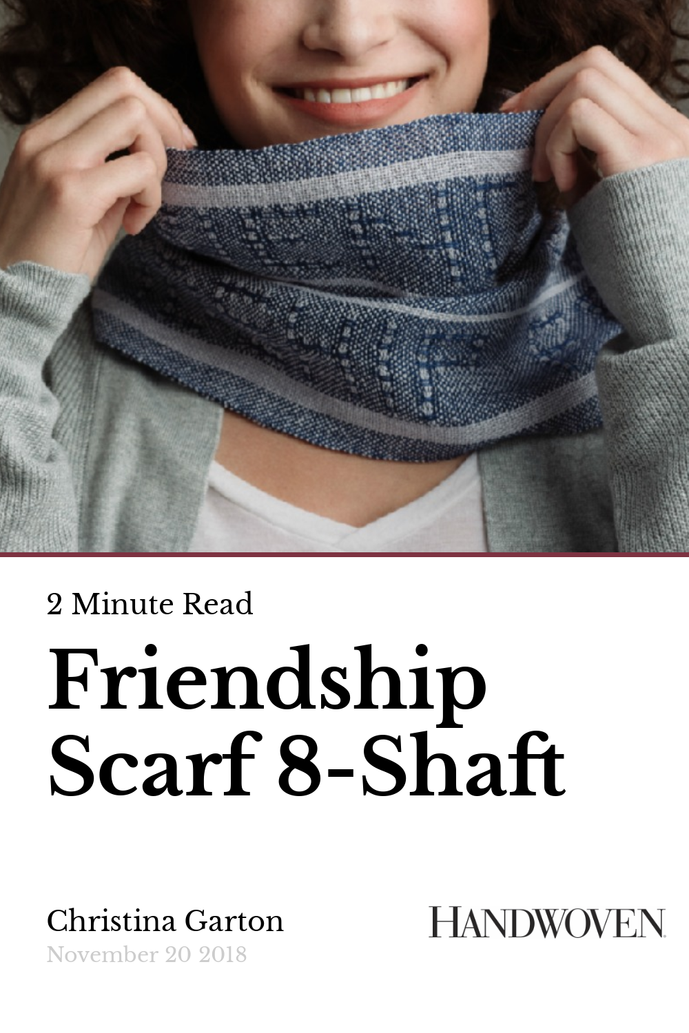 Friendship Scarf 8-Shaft | Handwoven