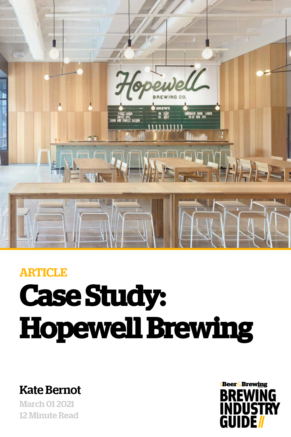 Case Study: Hopewell Brewing | Brewing Industry Guide