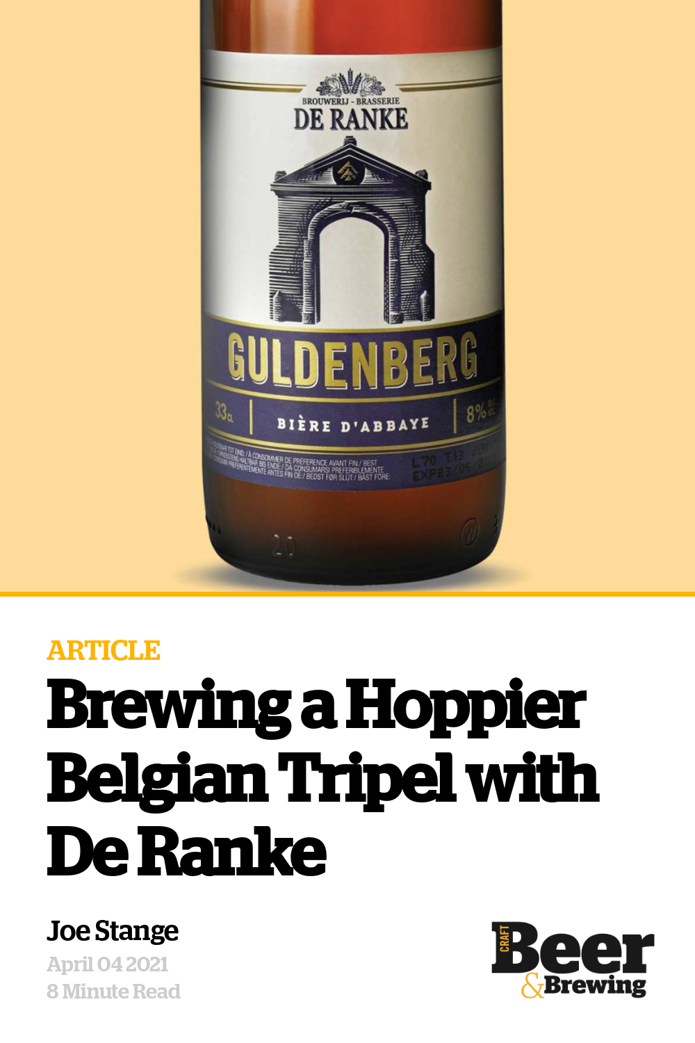 Brewing a Hoppier Belgian Tripel with De Ranke | Craft Beer & Brewing