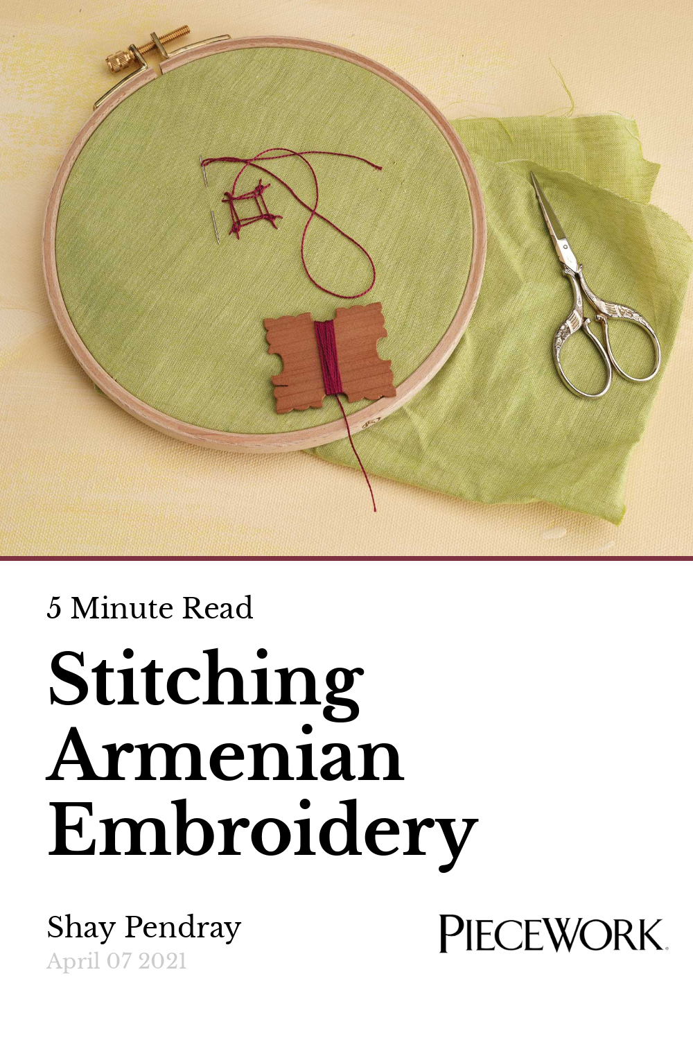 Stitching Armenian Embroidery | PieceWork