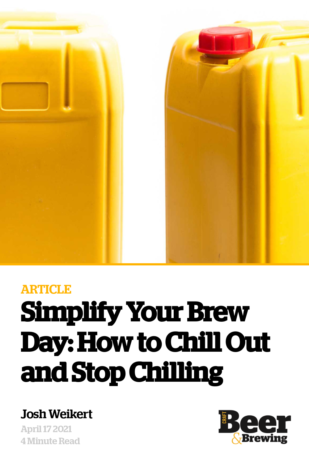 Simplify Your Brew Day: How to Chill Out and Stop Chilling | Craft Beer ...