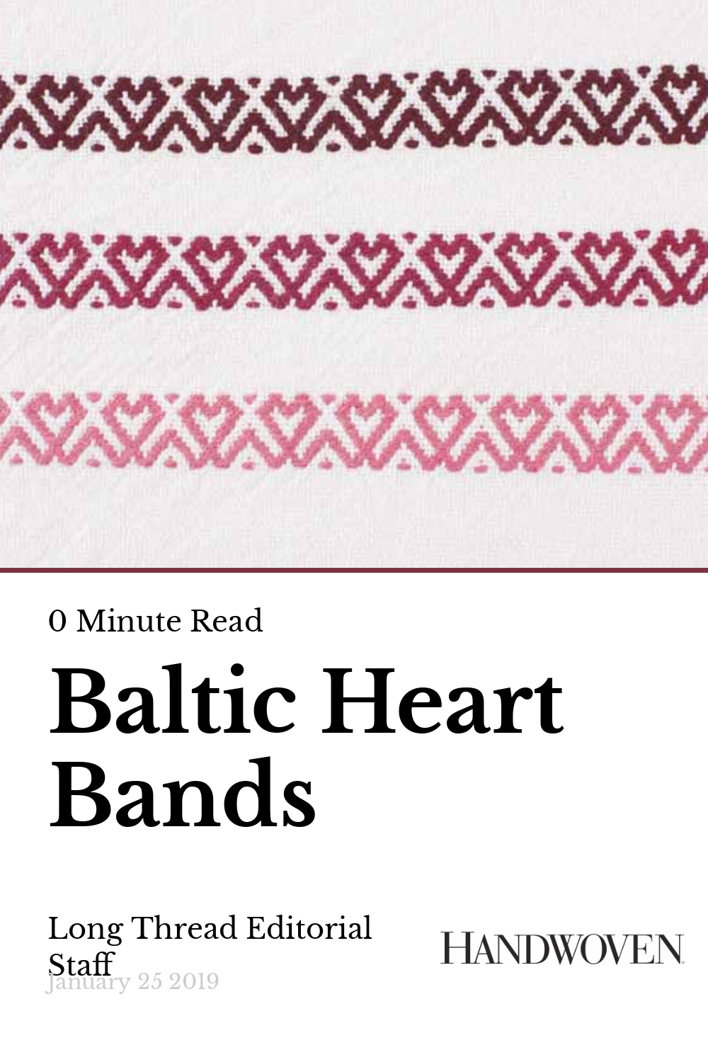 Baltic Heart Bands | Handwoven
