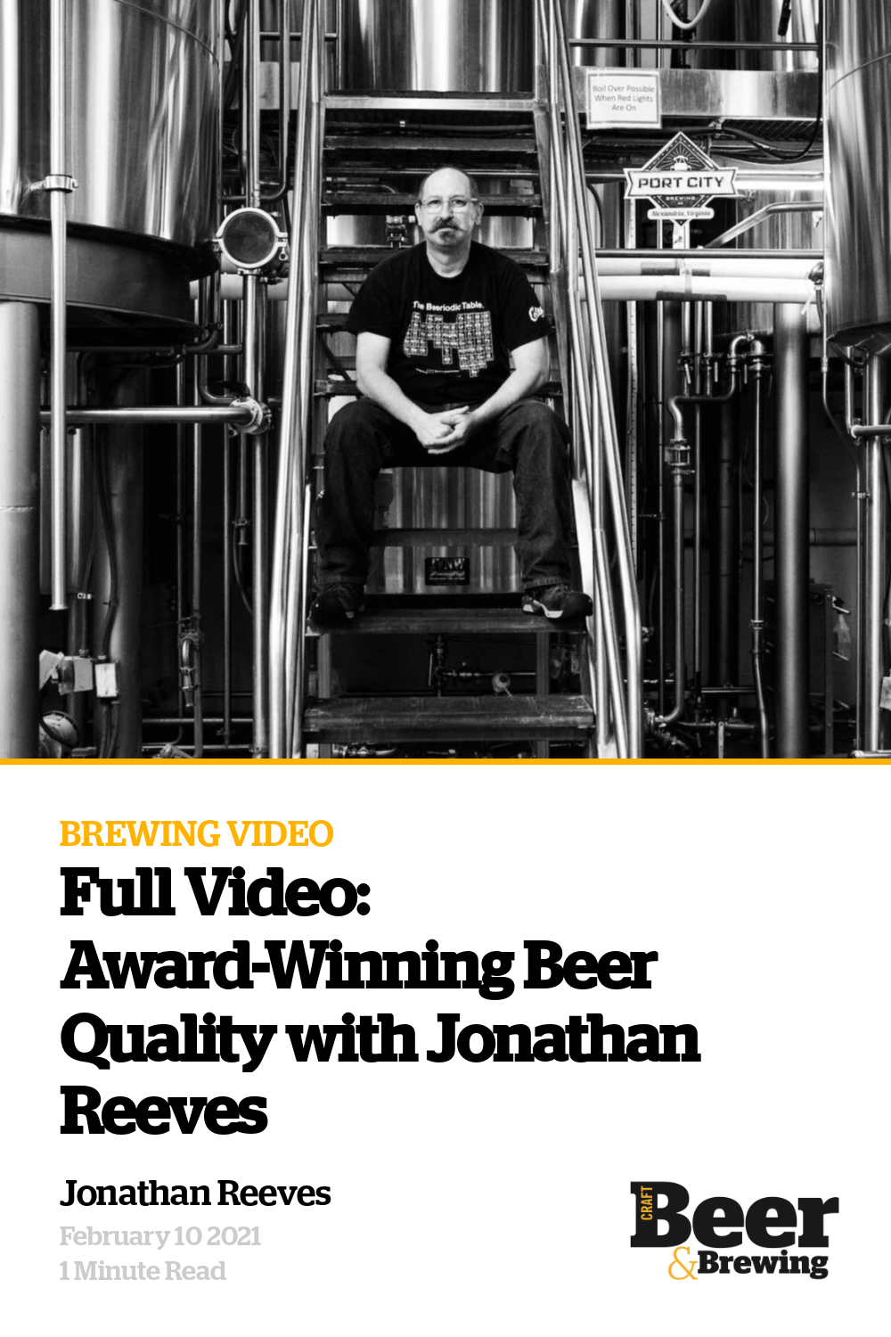 Full Video: Award-Winning Beer Quality with Jonathan Reeves | Craft ...