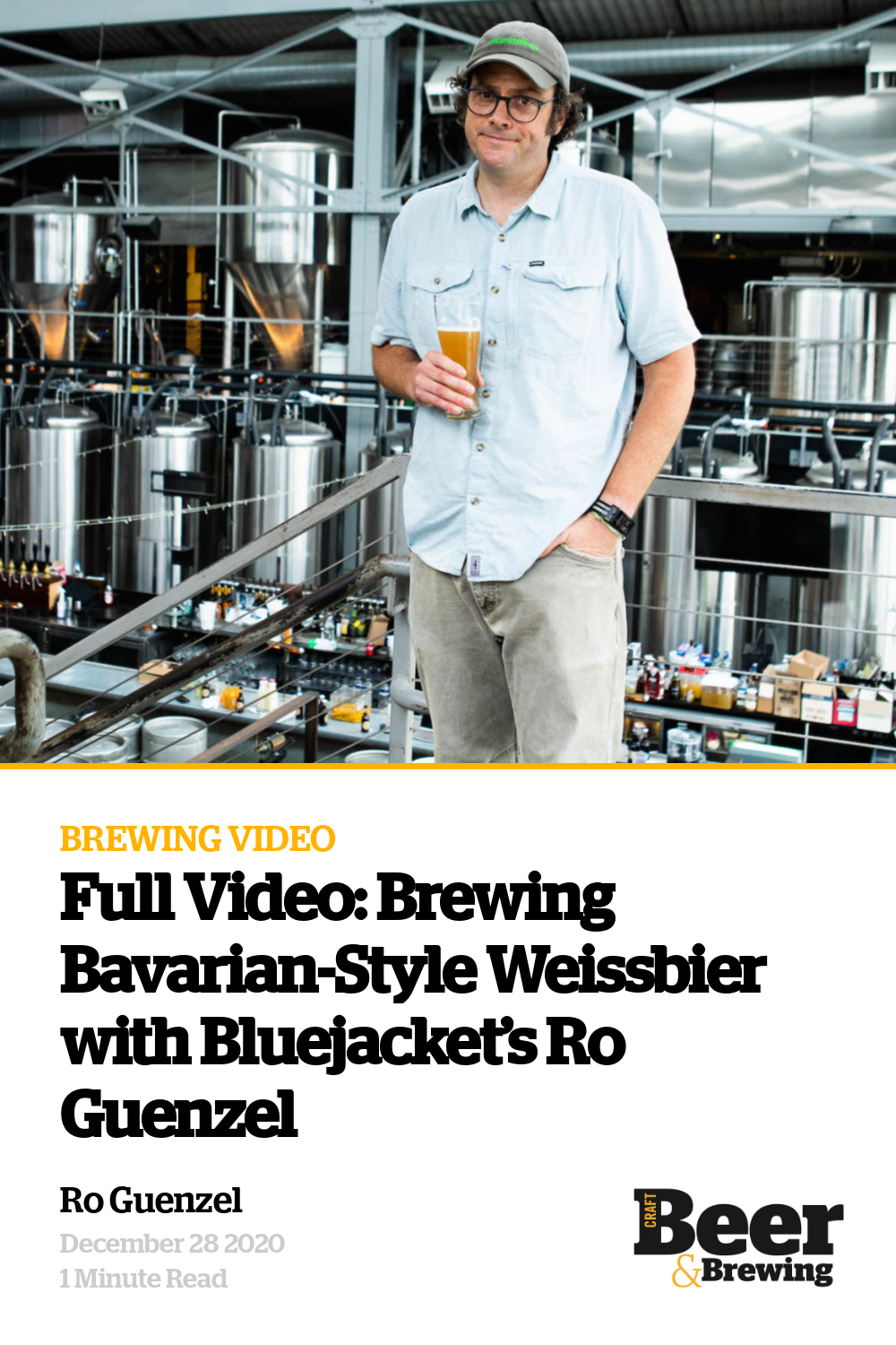 Full Video: Brewing Bavarian-Style Weissbier with Bluejacket’s Ro ...