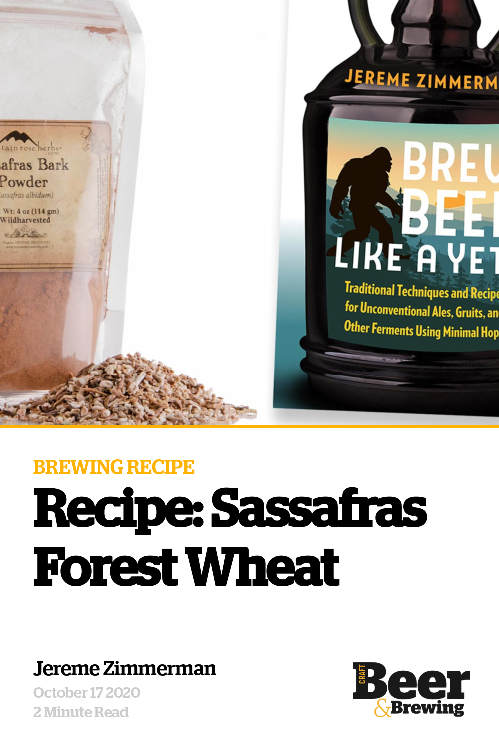 Recipe: Sassafras Forest Wheat | Craft Beer & Brewing