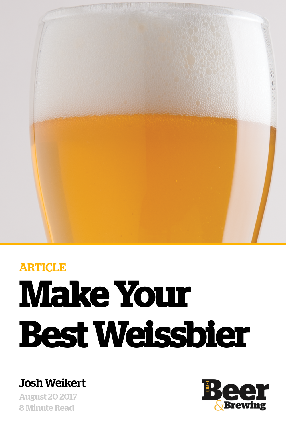 Make Your Best Weissbier | Craft Beer & Brewing