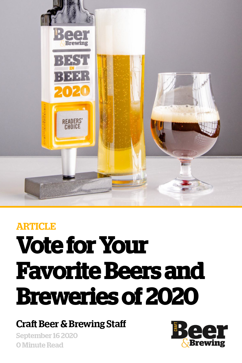 Vote for Your Favorite Beers and Breweries of 2020 | Craft Beer & Brewing