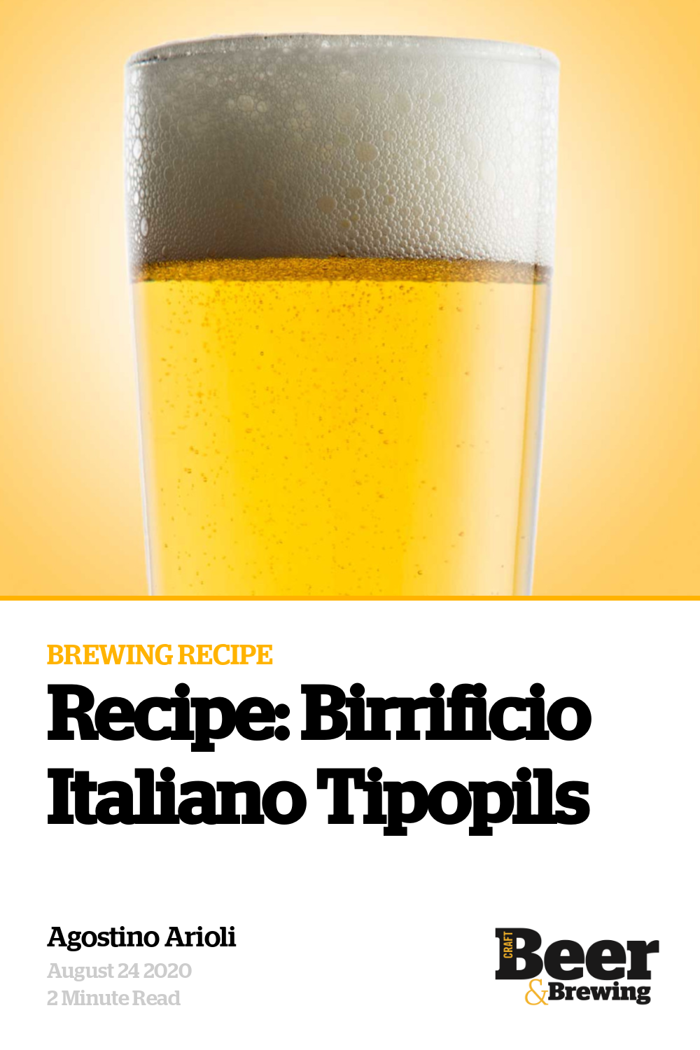 Recipe: Birrificio Italiano Tipopils | Craft Beer & Brewing