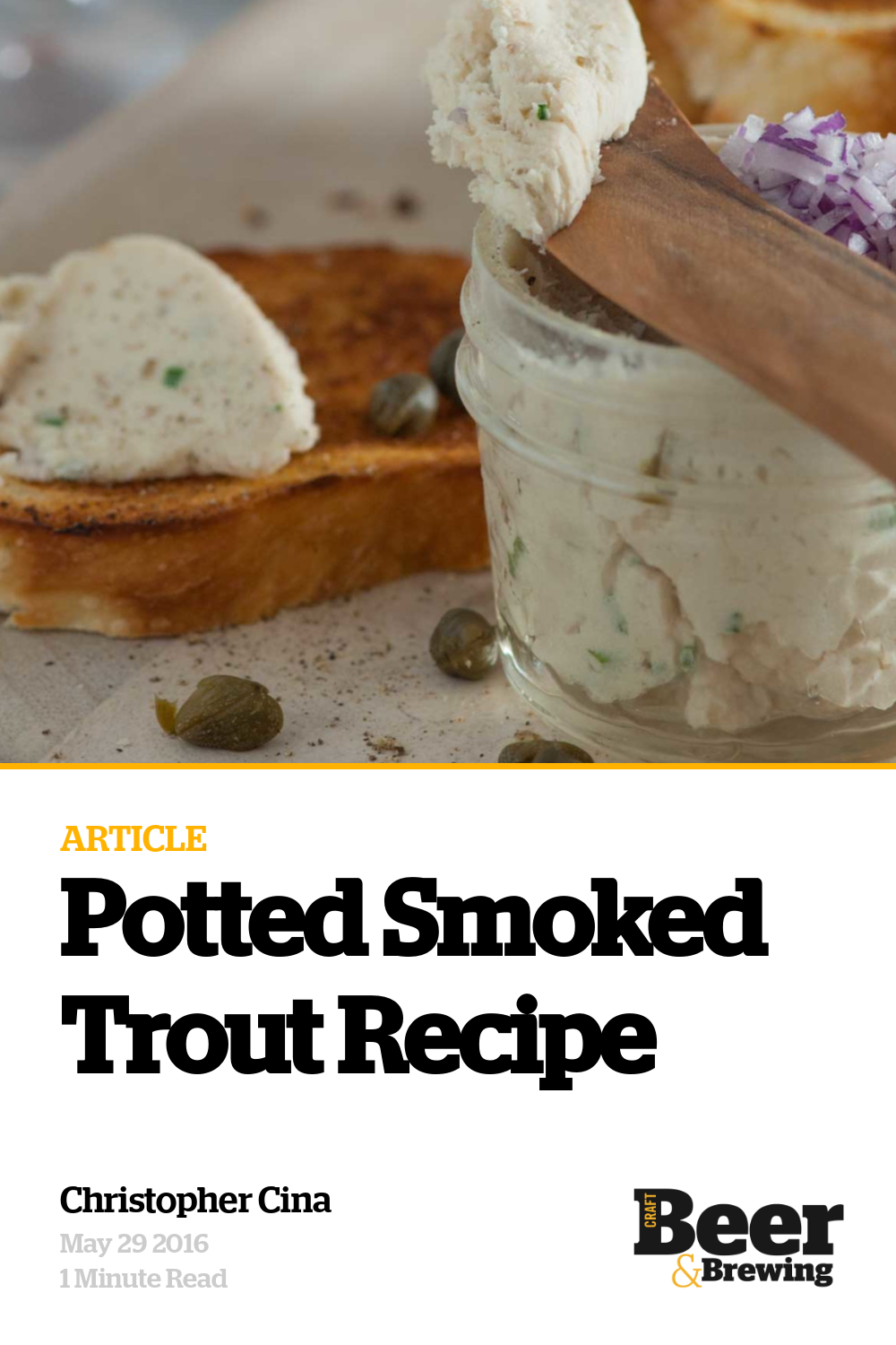 Potted Smoked Trout Recipe | Craft Beer & Brewing