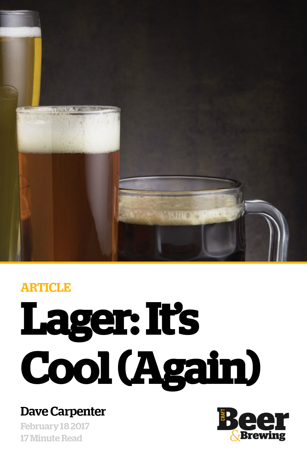 Lager: It’s Cool (Again) | Craft Beer & Brewing