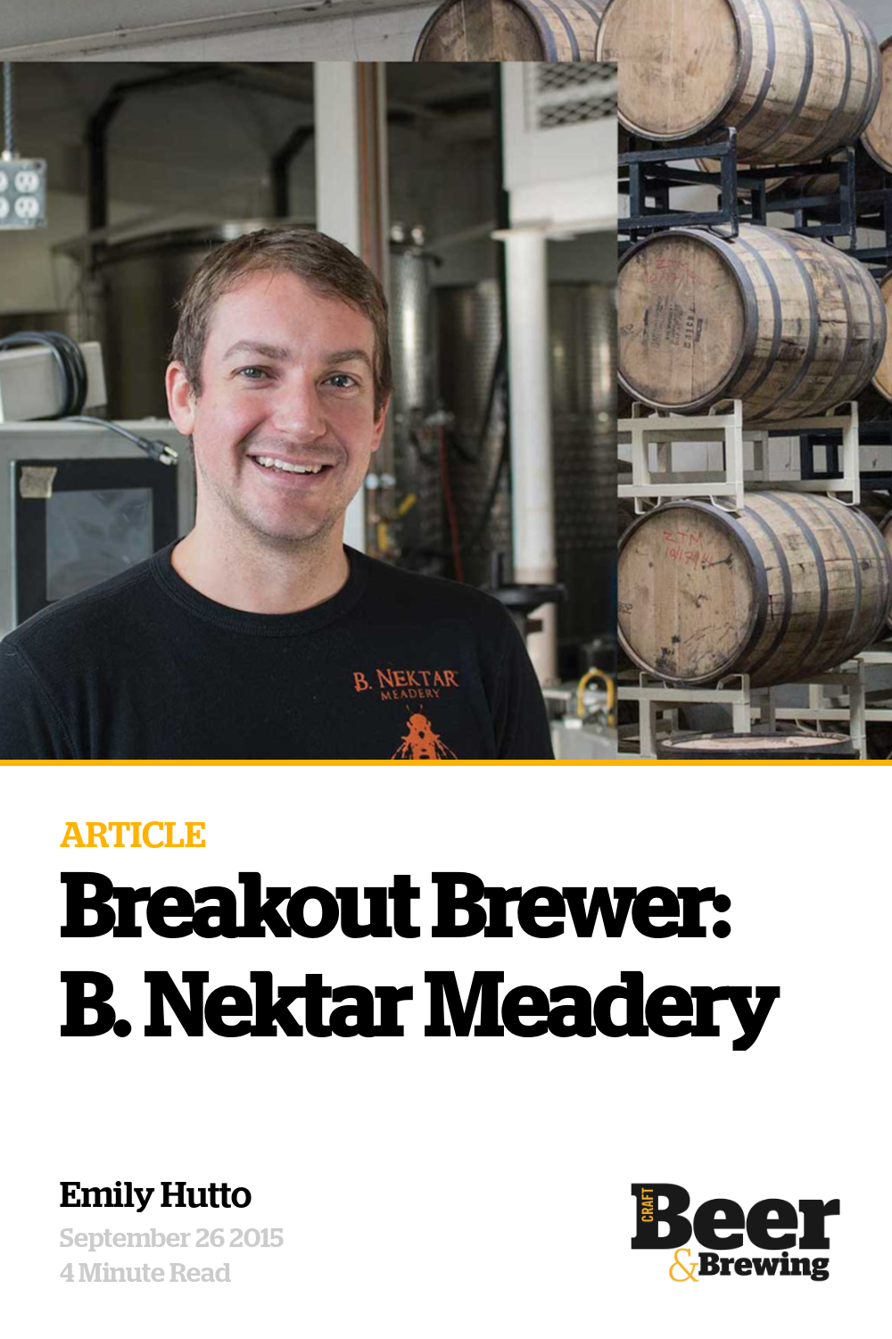 Breakout Brewer: B. Nektar Meadery | Craft Beer & Brewing