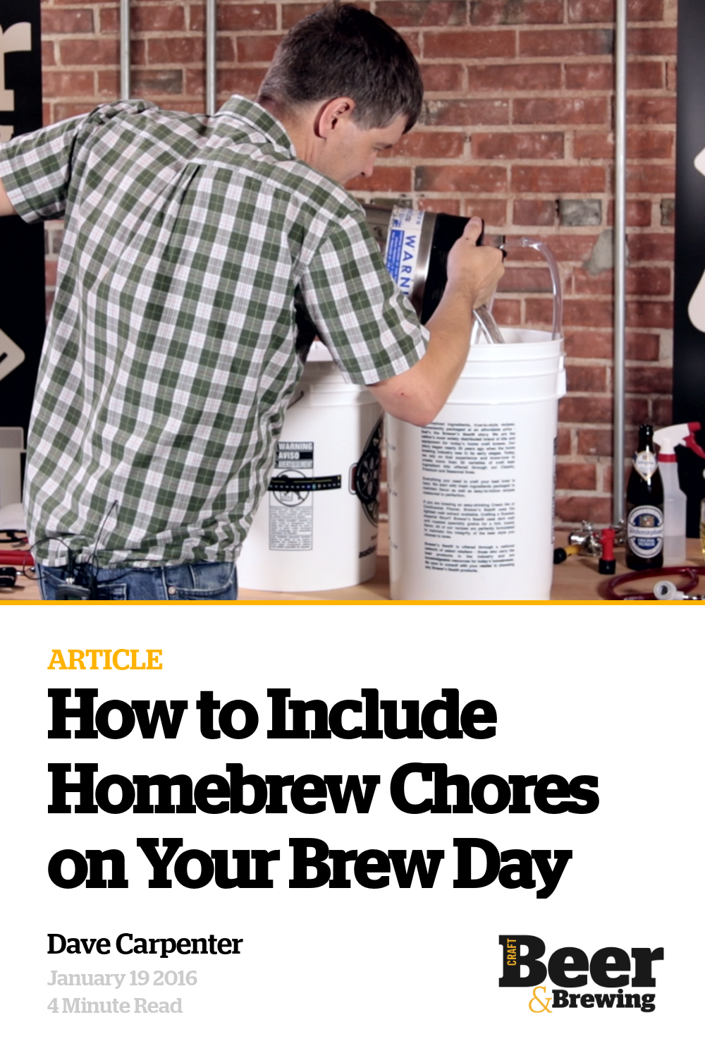 How to Include Homebrew Chores on Your Brew Day | Craft Beer & Brewing